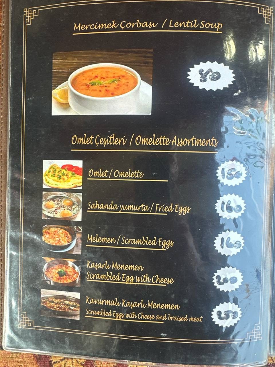 Menu – En Baba Kebap